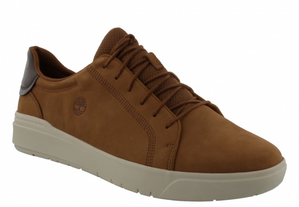 Timberland Seneca Bay Oxford Rust Nubuck Leather Trainers for Men ...