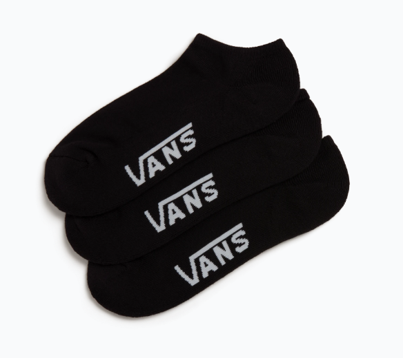 Vans Classic Kick Trainer Socks Black - Bigfootshoes